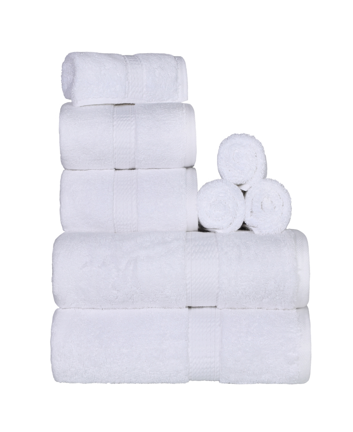 Click here for Superior Egyptian Cotton 8-Pc. Towel Set - White prices