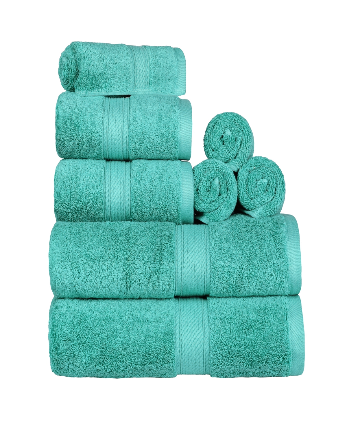 Click here for Superior Egyptian Cotton 8-Pc. Towel Set - Turquoi... prices