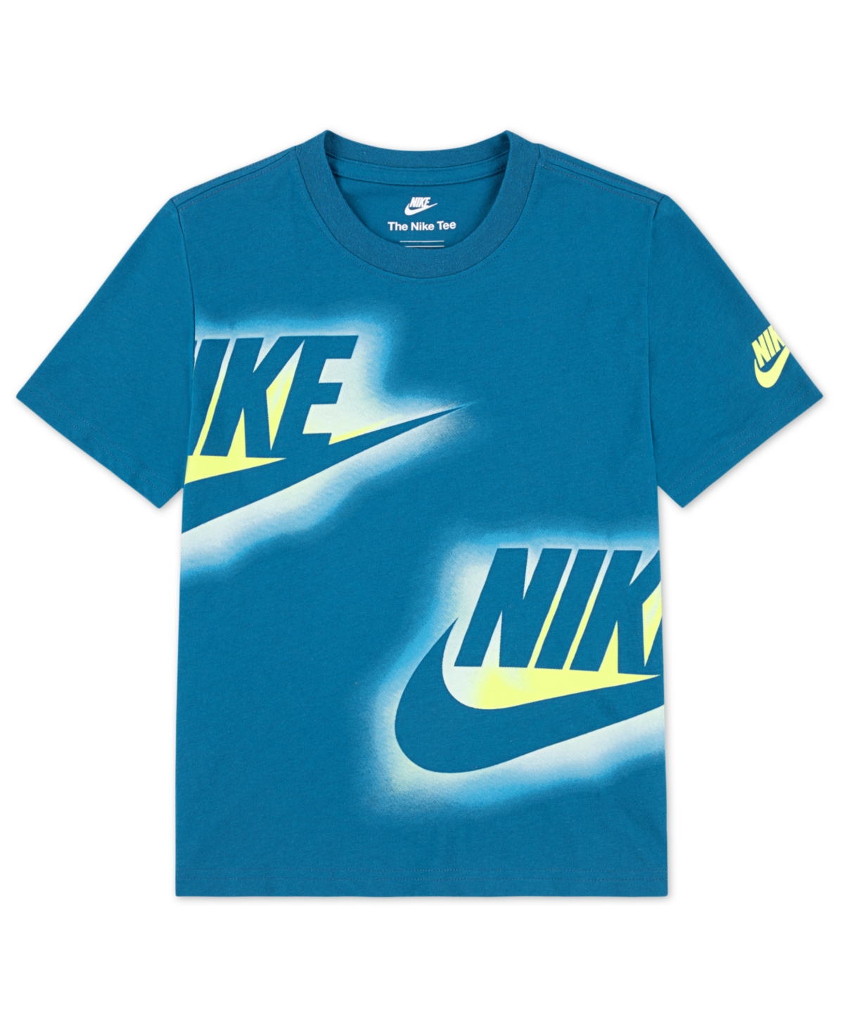 Click here for Nike Boys 2T-7 Glow With Me Crewneck T-Shirt - Gre... prices