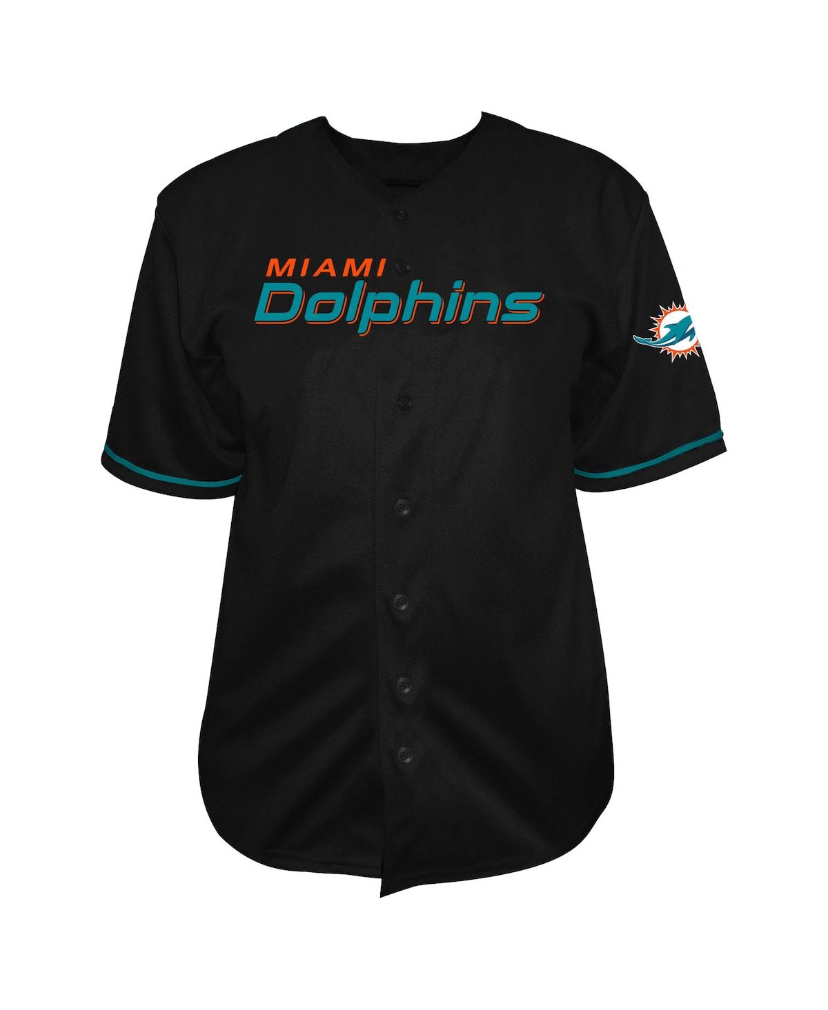 Click here for Profile Mens Black Miami Dolphins Big Tall Pop Ful... prices