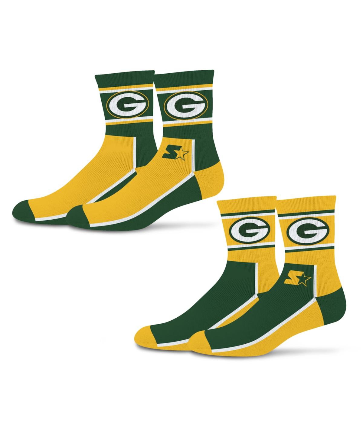 Click here for Starter Mens and Womens 2-Pack Green/Gold Green Ba... prices
