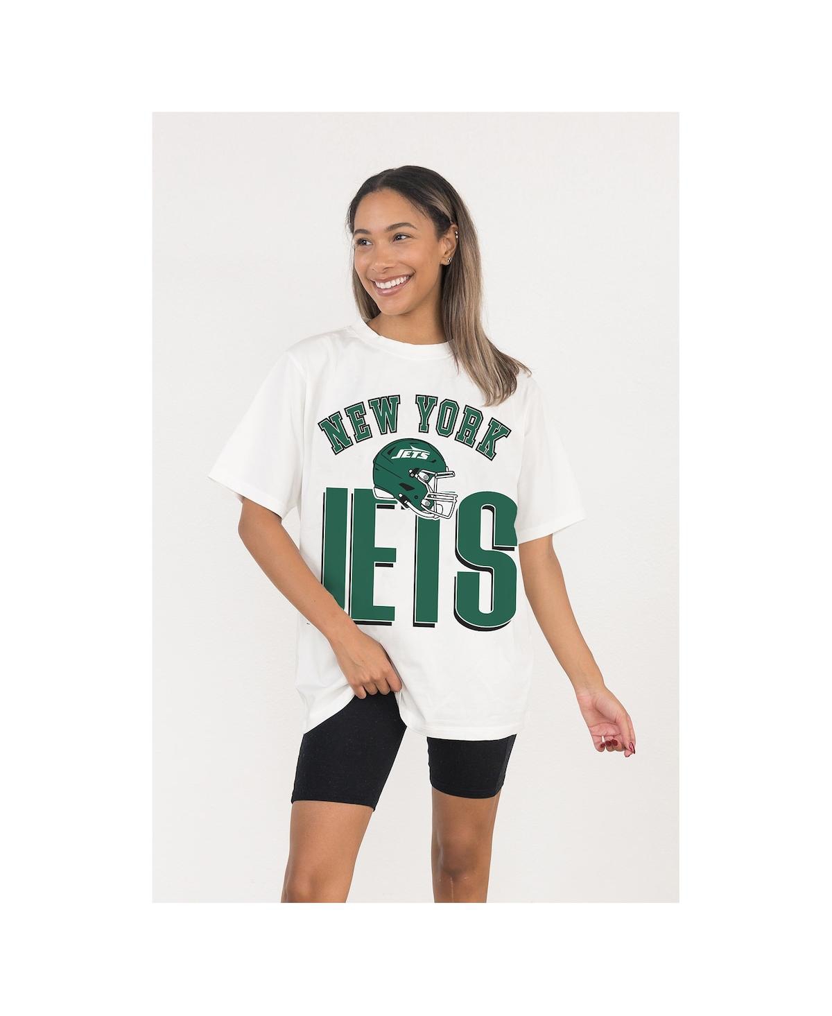 Click here for Gameday Couture Womens White New York Jets Oversiz... prices