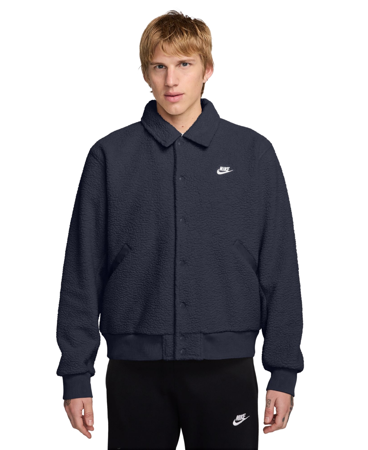 Click here for Nike Mens Sportswear Club High-Pile Coaches Jacket... prices