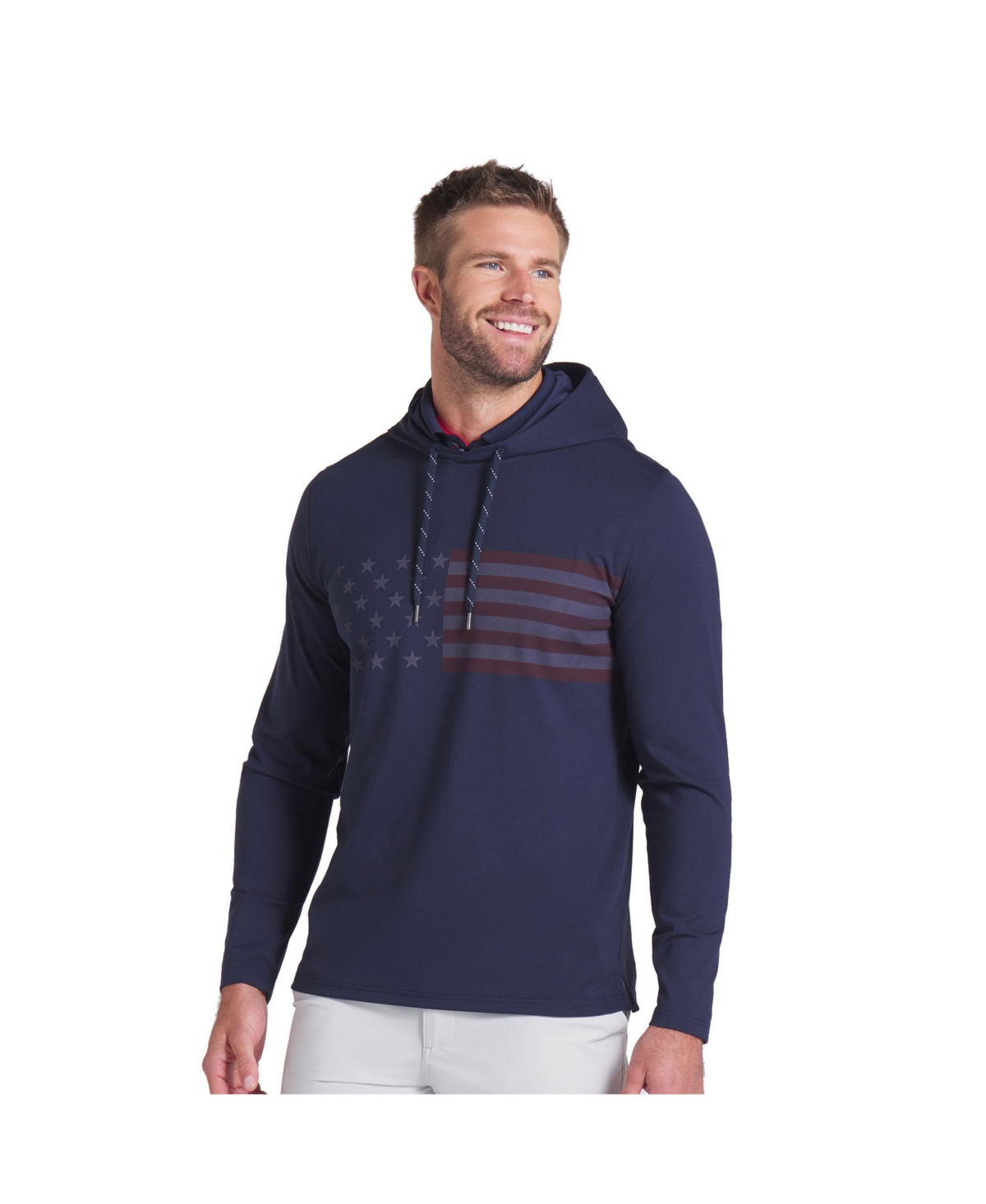 Click here for Puma Golf Mens X Volition Flag Golf Hoodie - Deep... prices