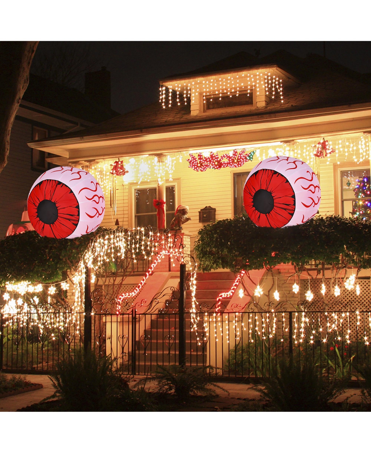 Click here for 2 Pack 3 Ft Halloween Inflatable Eyeballs w/ Air B... prices