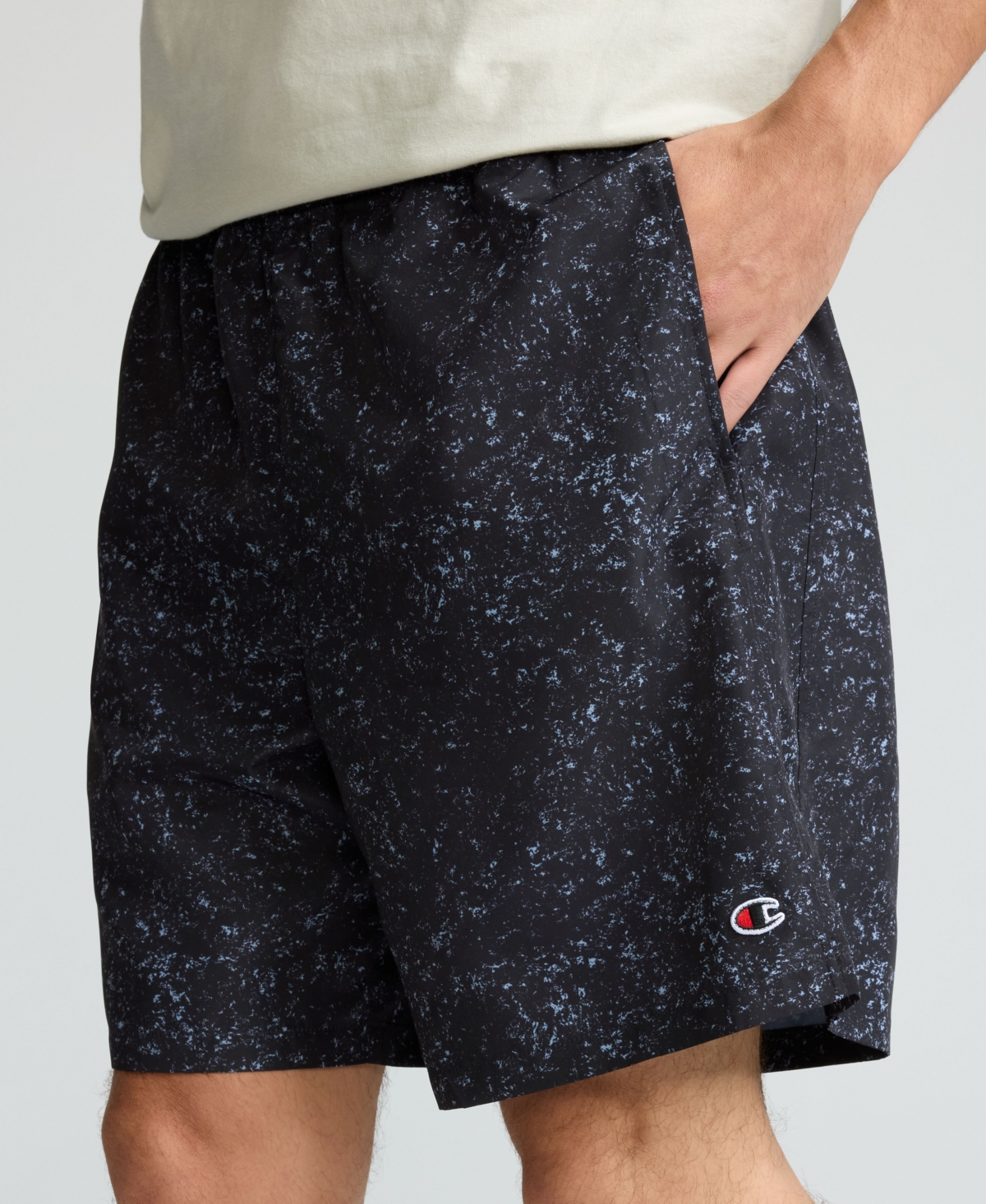 Click here for Champion Mens Sport Regular Fit Shorts - Cloudy Bl... prices