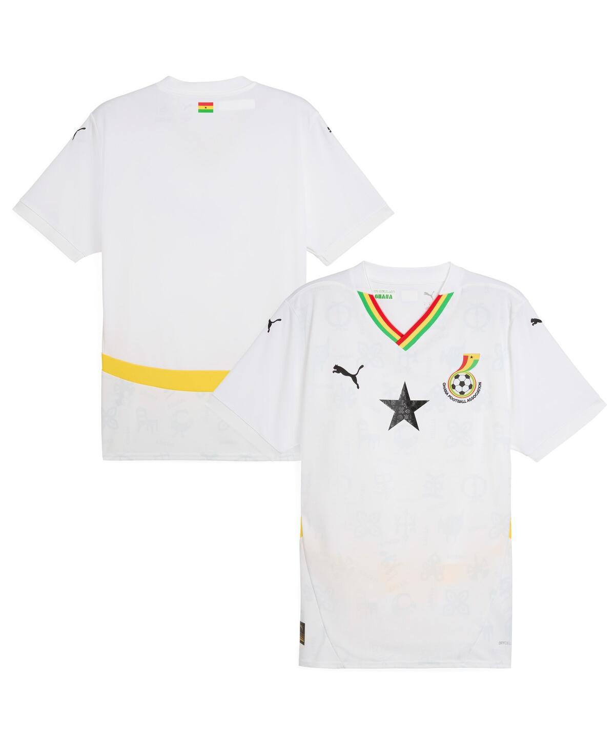 Click here for Puma Mens White Ghana National Team 2025 Home Repl... prices