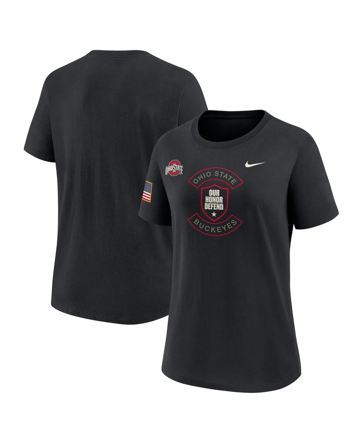 Click here for Nike Womens Black Ohio State Buckeyes 2025 Militar... prices