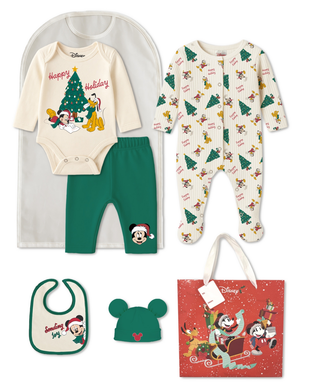 Click here for Disney Baby Boys 5-Piece Mickey and Pluto Holiday... prices