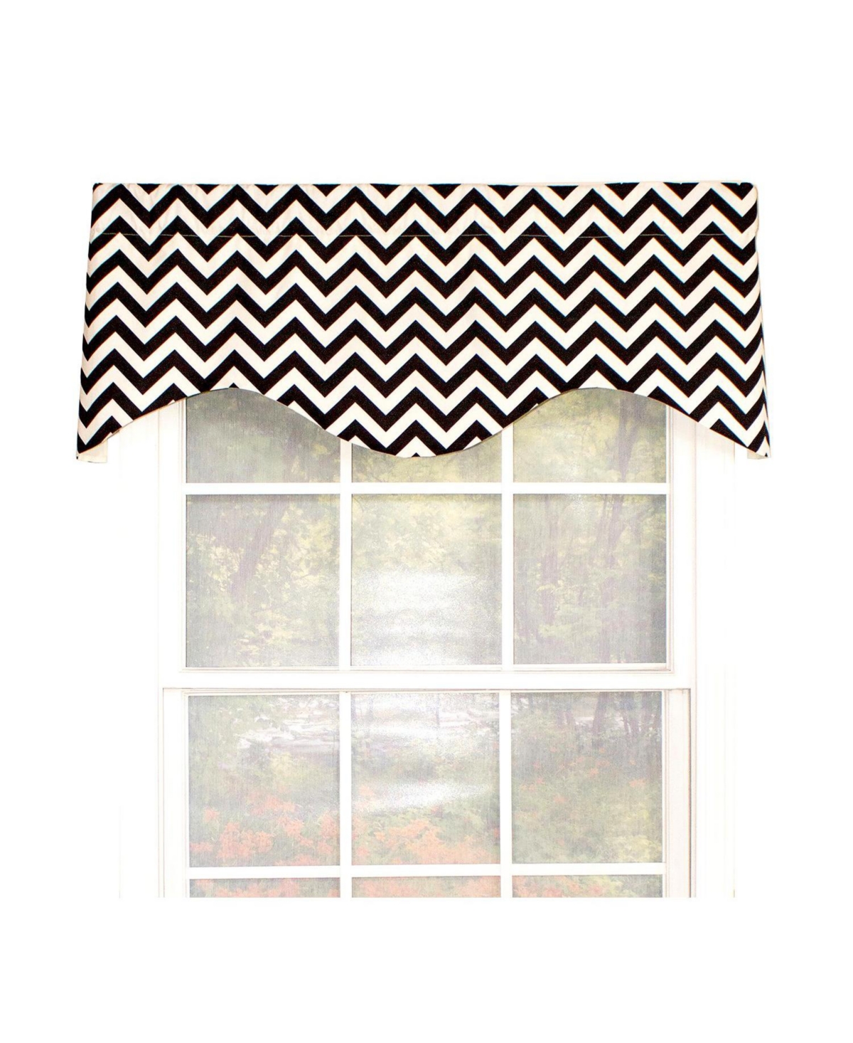 Click here for Rlf Home Zig Zag Cornice 100 Cotton with Fully Lin... prices