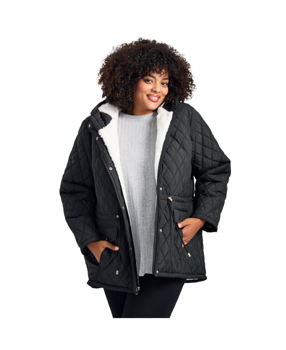 Click here for Avenue Womens Dina Anorak Jacket - Black prices