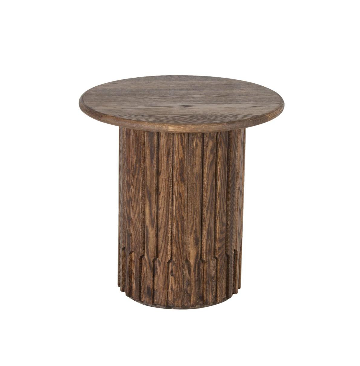 Click here for Bixby Solid Red Oak Wood End Table  Brown prices