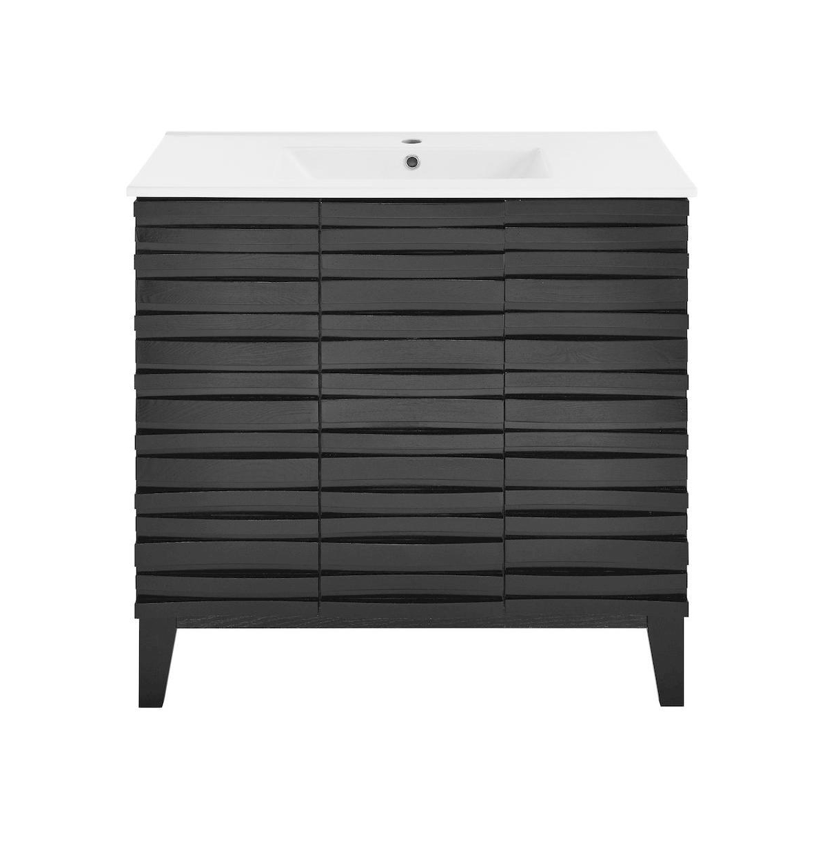 Click here for Swiss Madison Cascade 36 Bathroom Vanity in Black prices