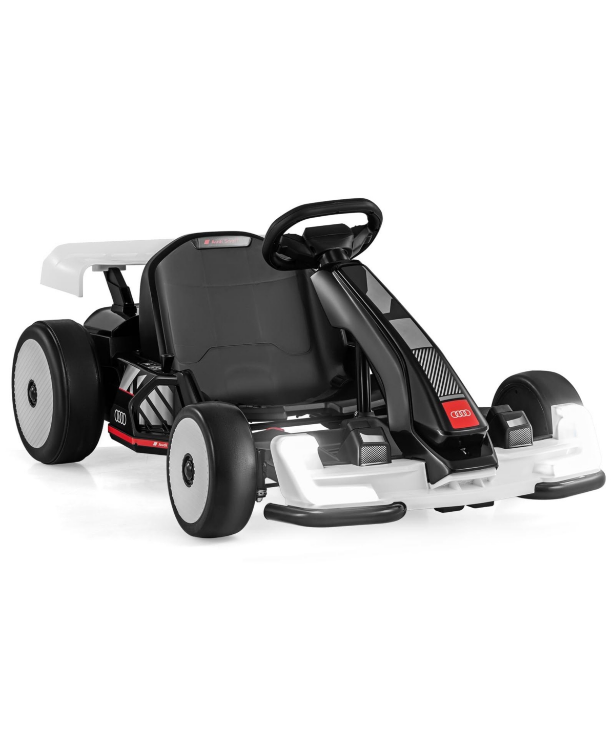 Click here for 24V Kids Go Kart Licensed Audi Adjustable Ride on... prices