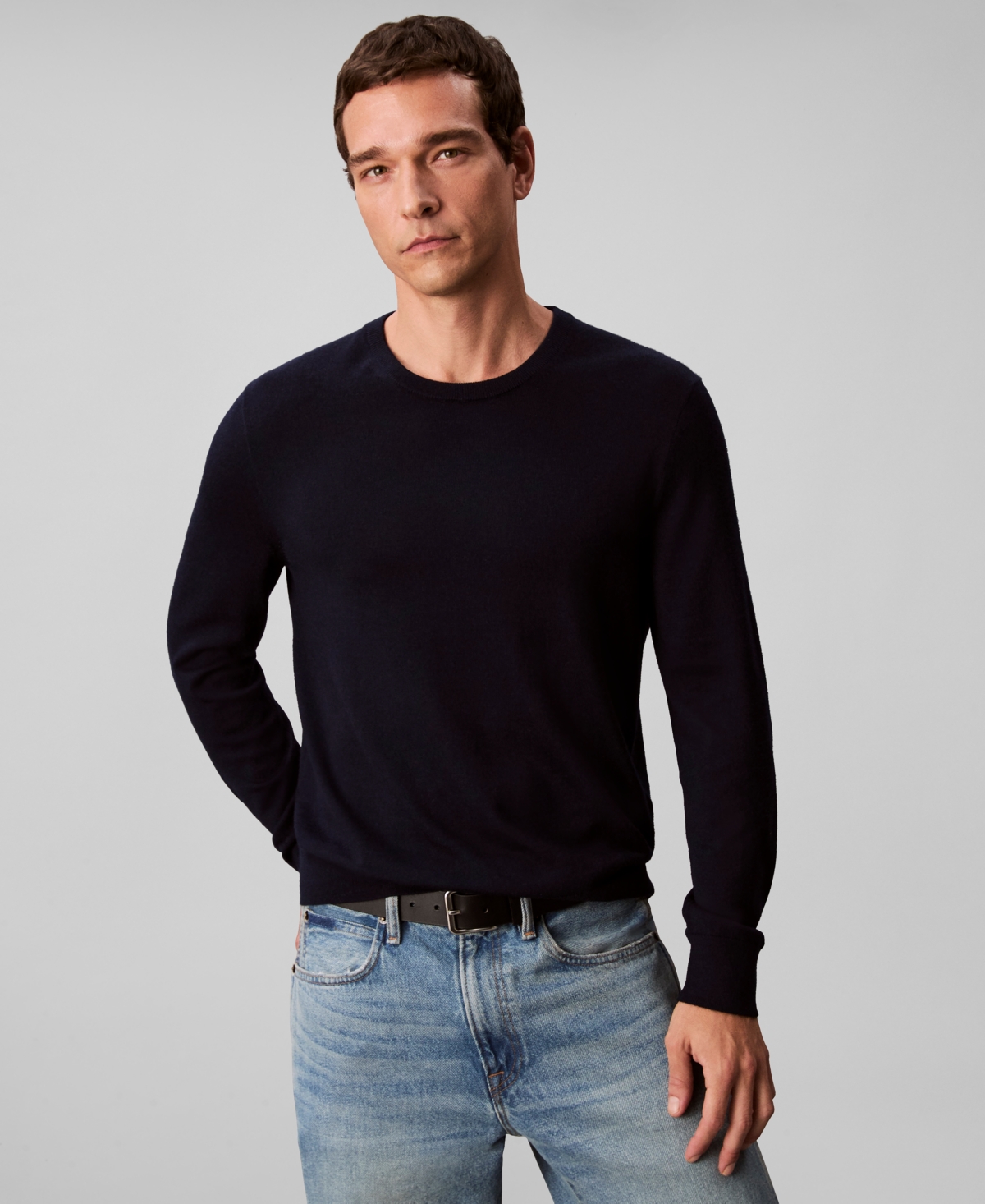Click here for Calvin Klein Mens Classic Fit Crewneck Sweater - D... prices