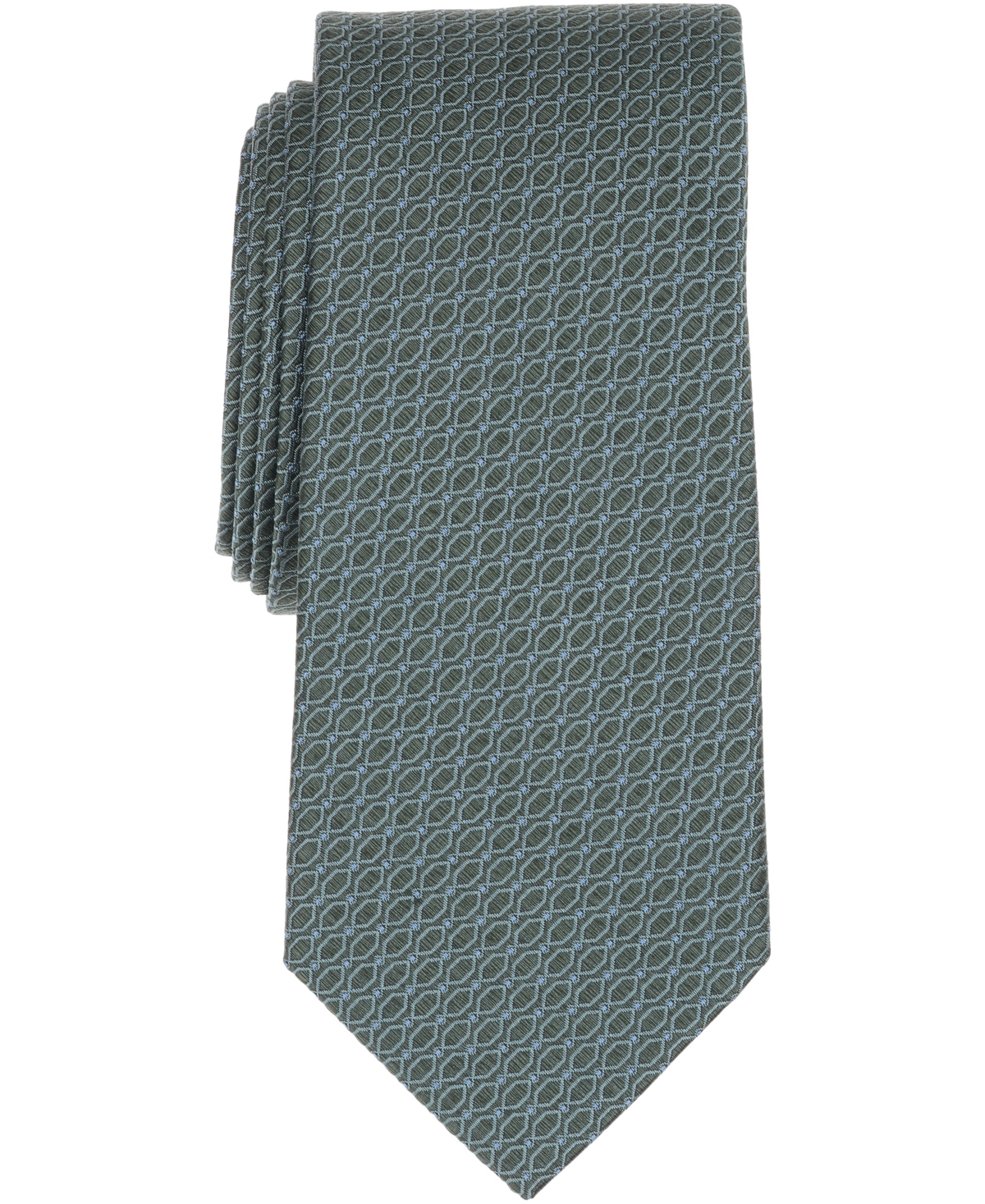 Click here for Michael Kors Mens Shone Geo-Pattern Tie - HUNTER prices