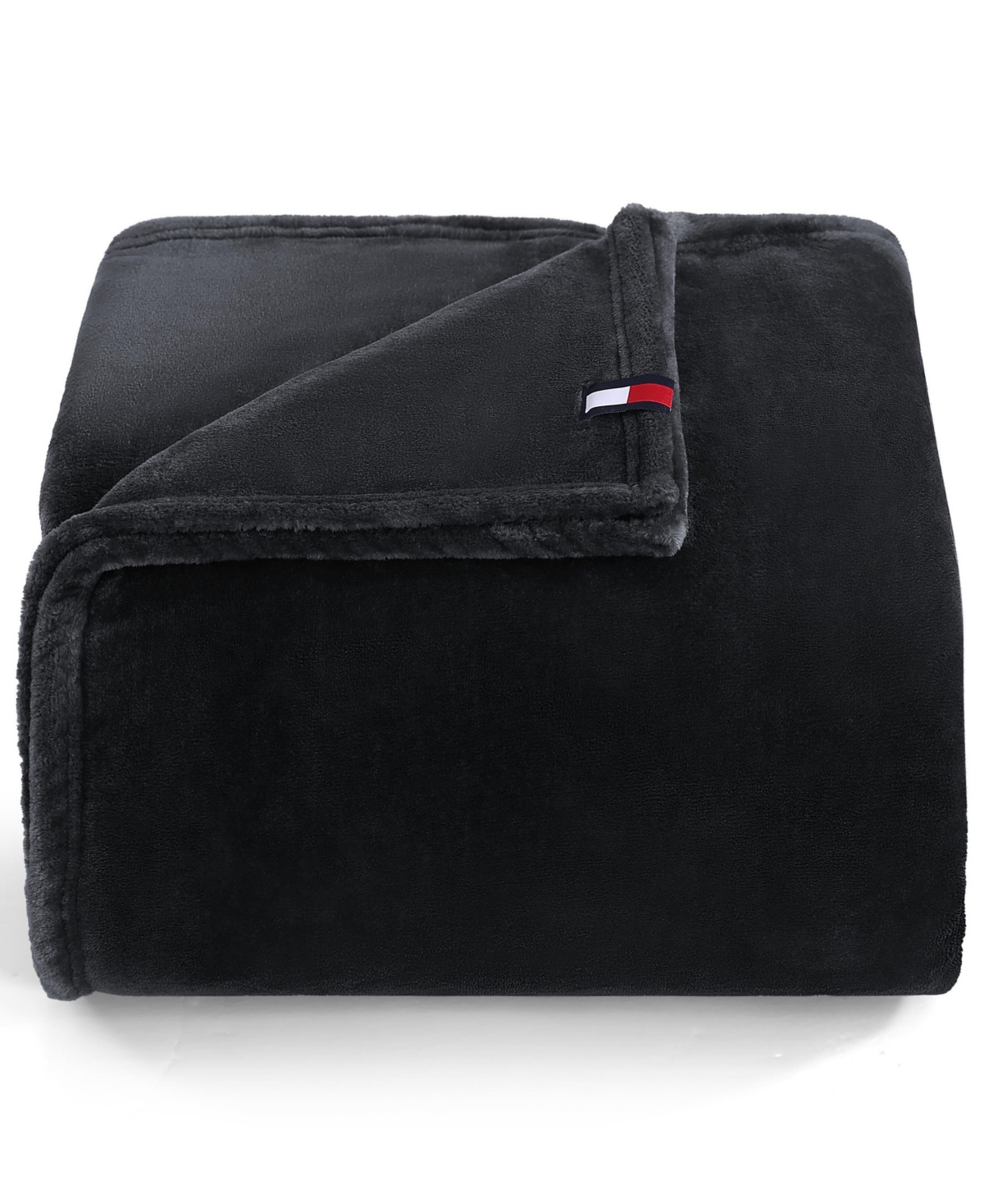 Click here for Tommy Hilfiger Solid Plush Blanket  Full/Queen - N... prices