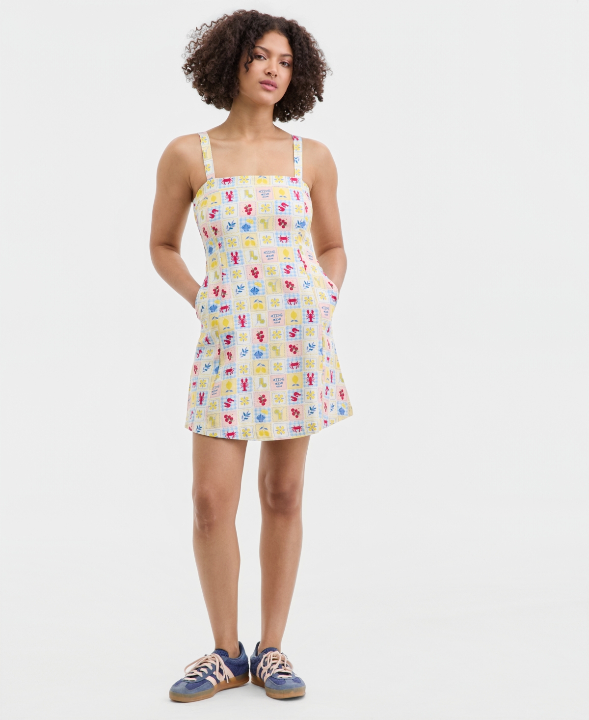 Click here for Rebel Veil Juniors Printed Sleeveless Mini Dress -... prices