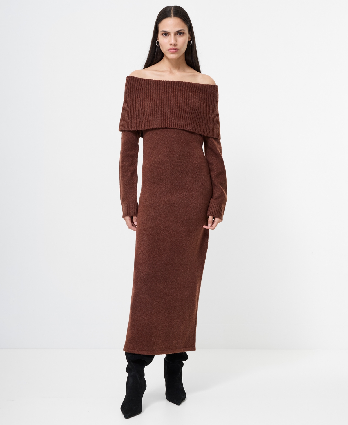 Click here for French Connection Womens Emilia Long-Sleeve Dress... prices