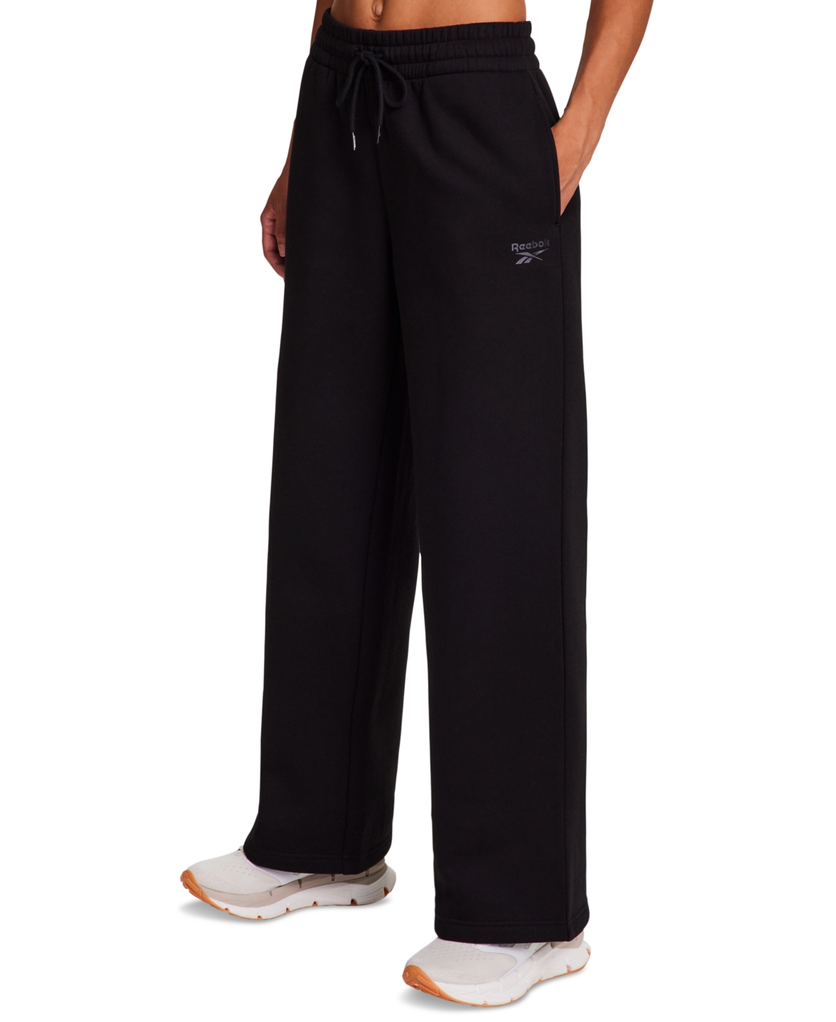Click here for Reebok Womens Tonal Wide Leg Sweatpants - Black prices