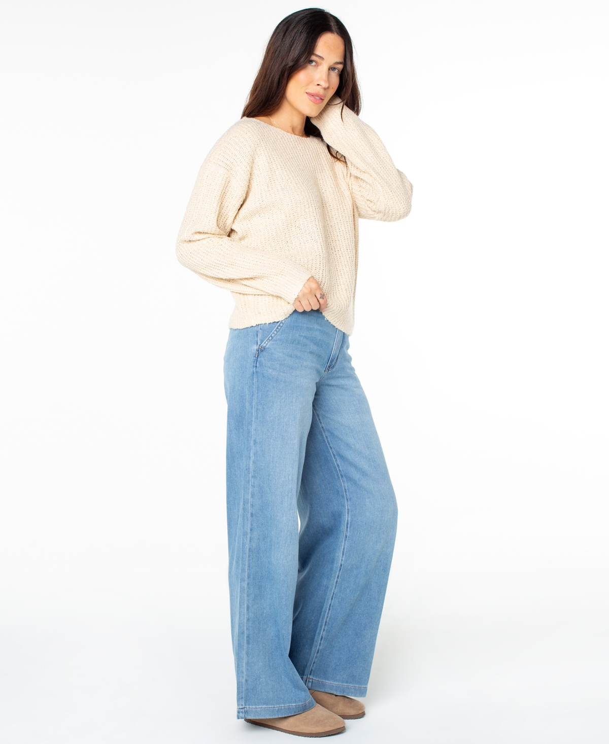 Click here for Roxy Womens Bombay Long-Sleeve Sweater - Parchment prices