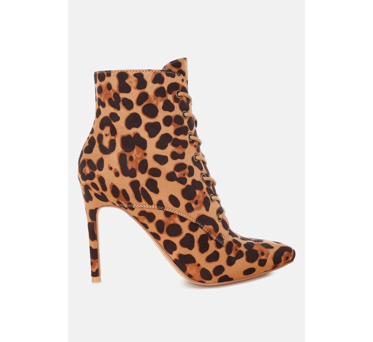 Click here for London Rag Nesta Stiletto Heel Lace Up Boots - Bro... prices