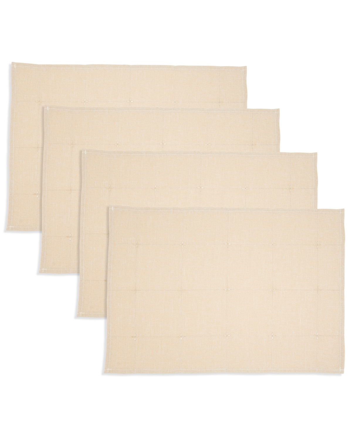 Click here for Saro Lifestyle Embroidered Placemat  Set of 4 - Na... prices