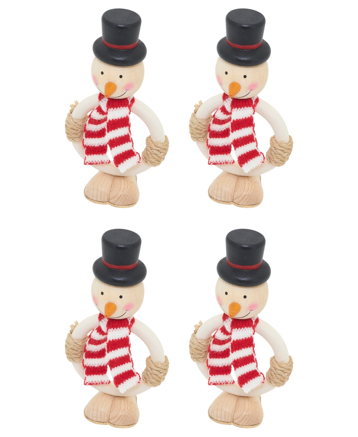 Click here for Saro Lifestyle Frosty Smiles Snowman Napkin Ring... prices