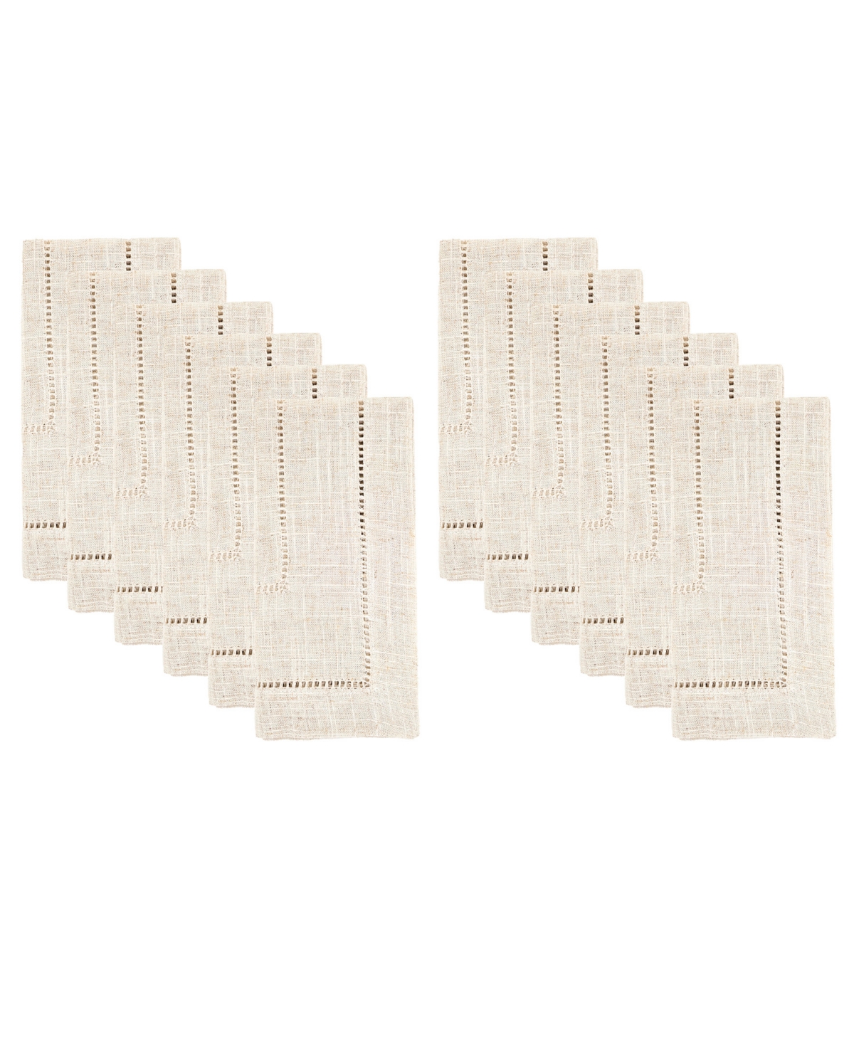 Click here for Saro Lifestyle Linen Blend Toscana Double Hemstitc... prices