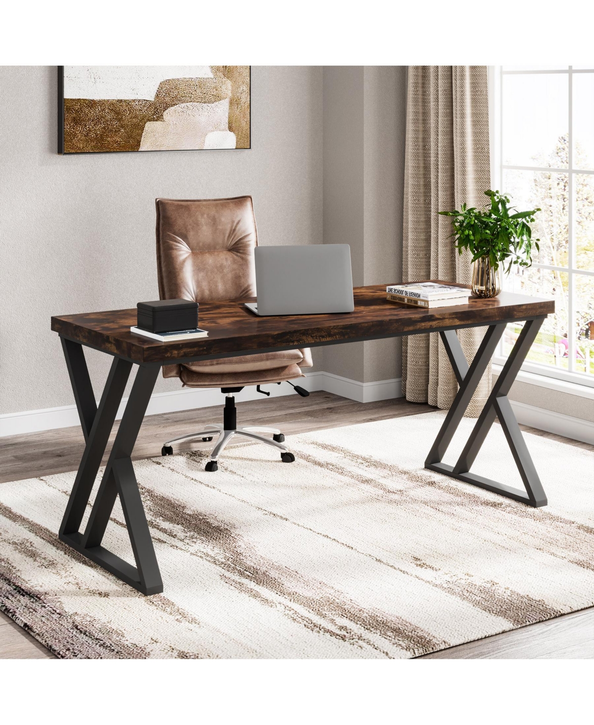 Click here for Tribesigns Writing Computer Desk  55 inch Heavy Du... prices