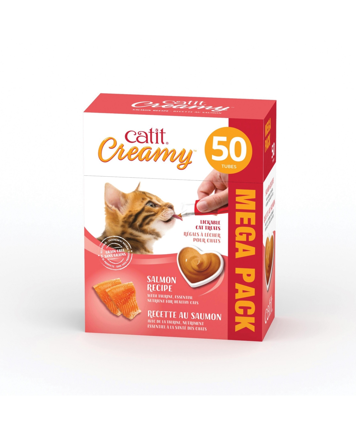 Click here for Catit Creamy Lick Treat Salmon 50pk prices