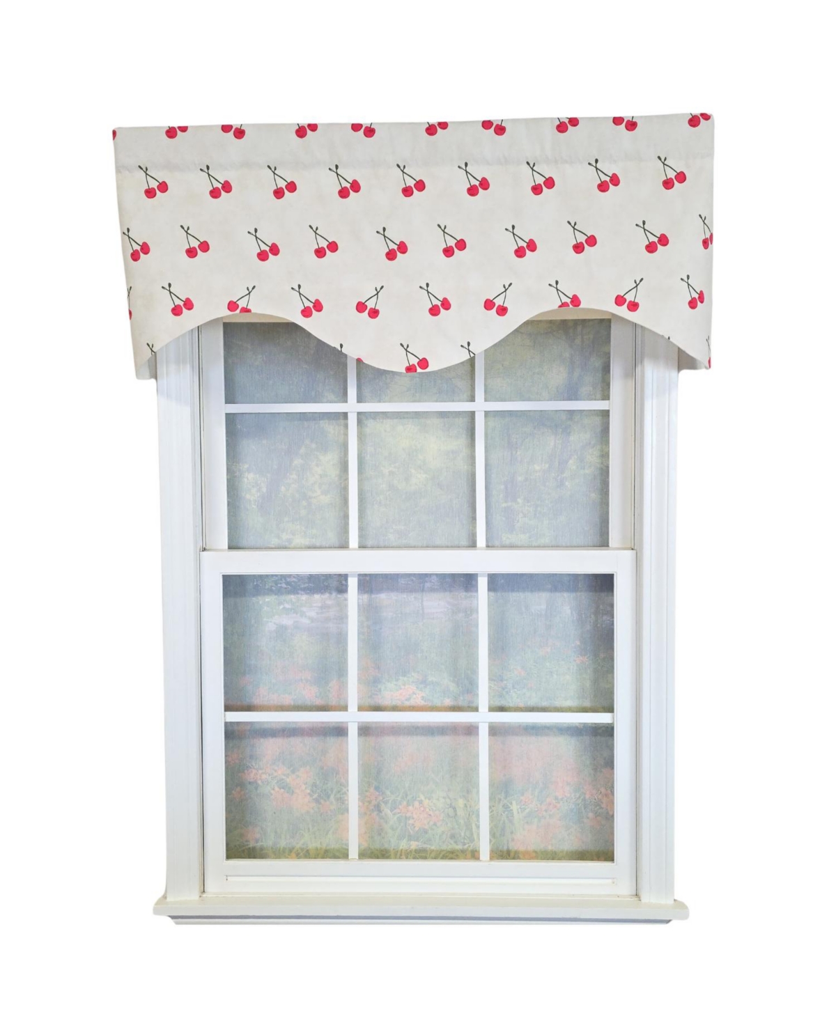 Click here for Rlf Home Cherry Dance Cornice Valance - 100 Cotton... prices