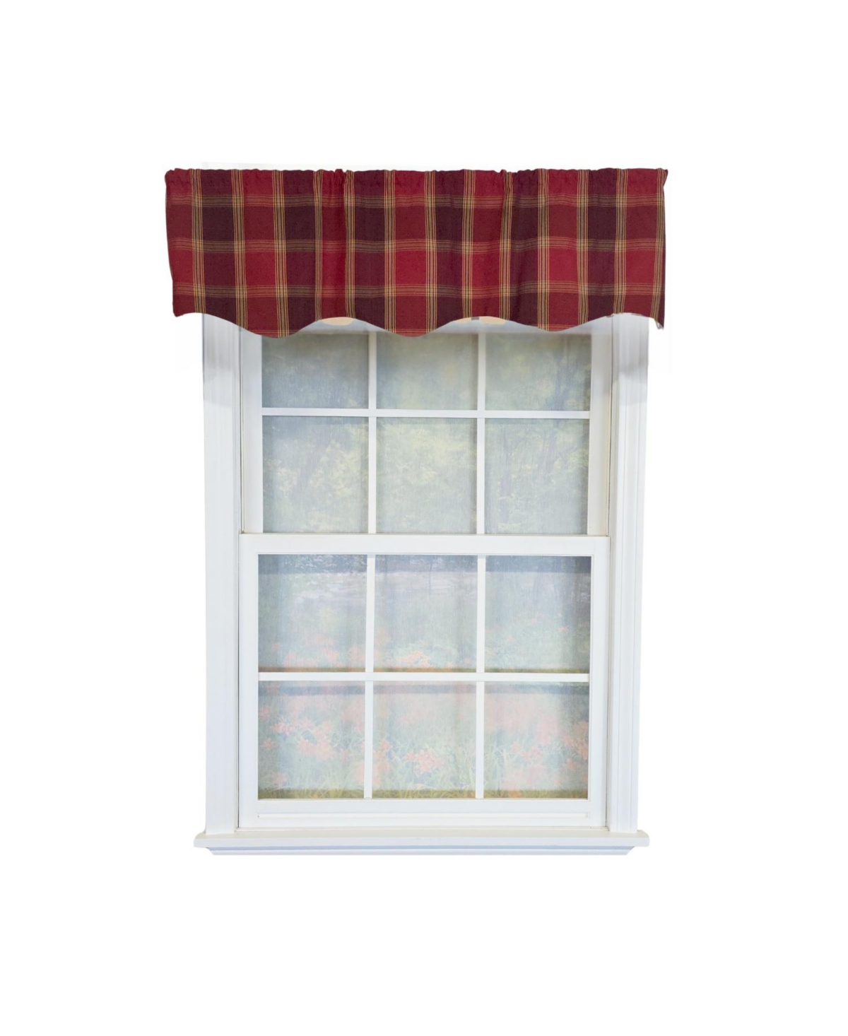 Click here for Rlf Home 100 PolyesterDuncaster Shapped Valanc Ful... prices