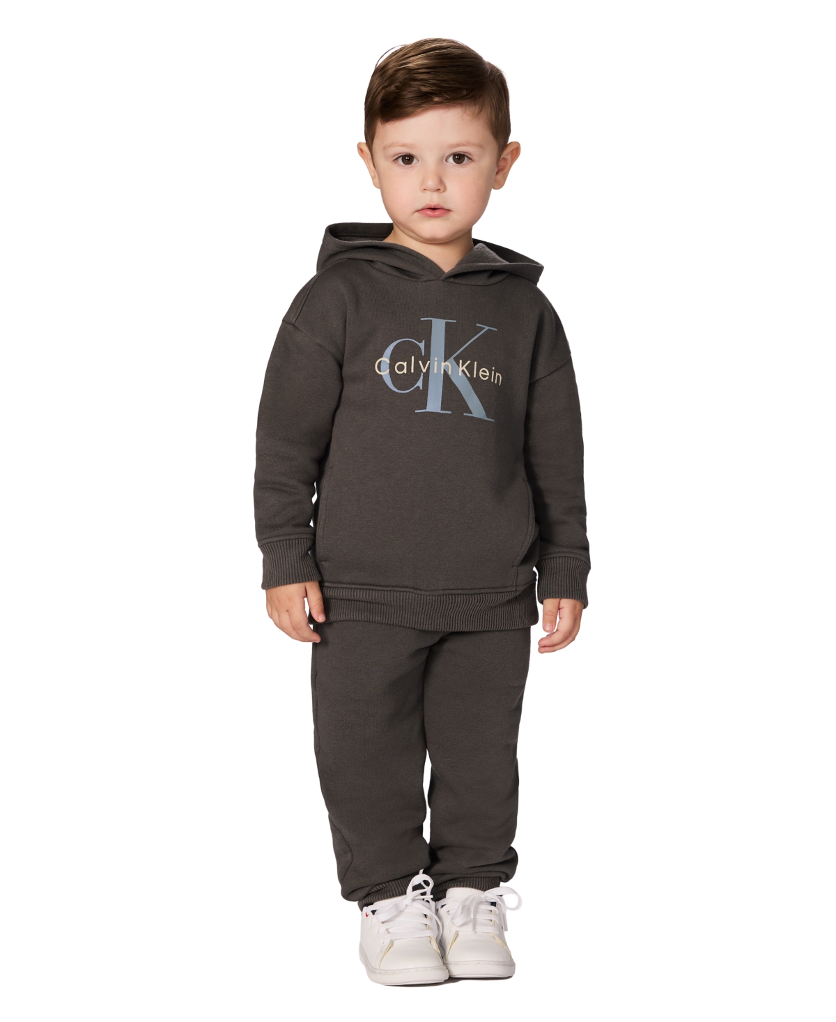 Click here for Calvin Klein Boys 2T-7 2-Piece Hoodie and Pants Se... prices