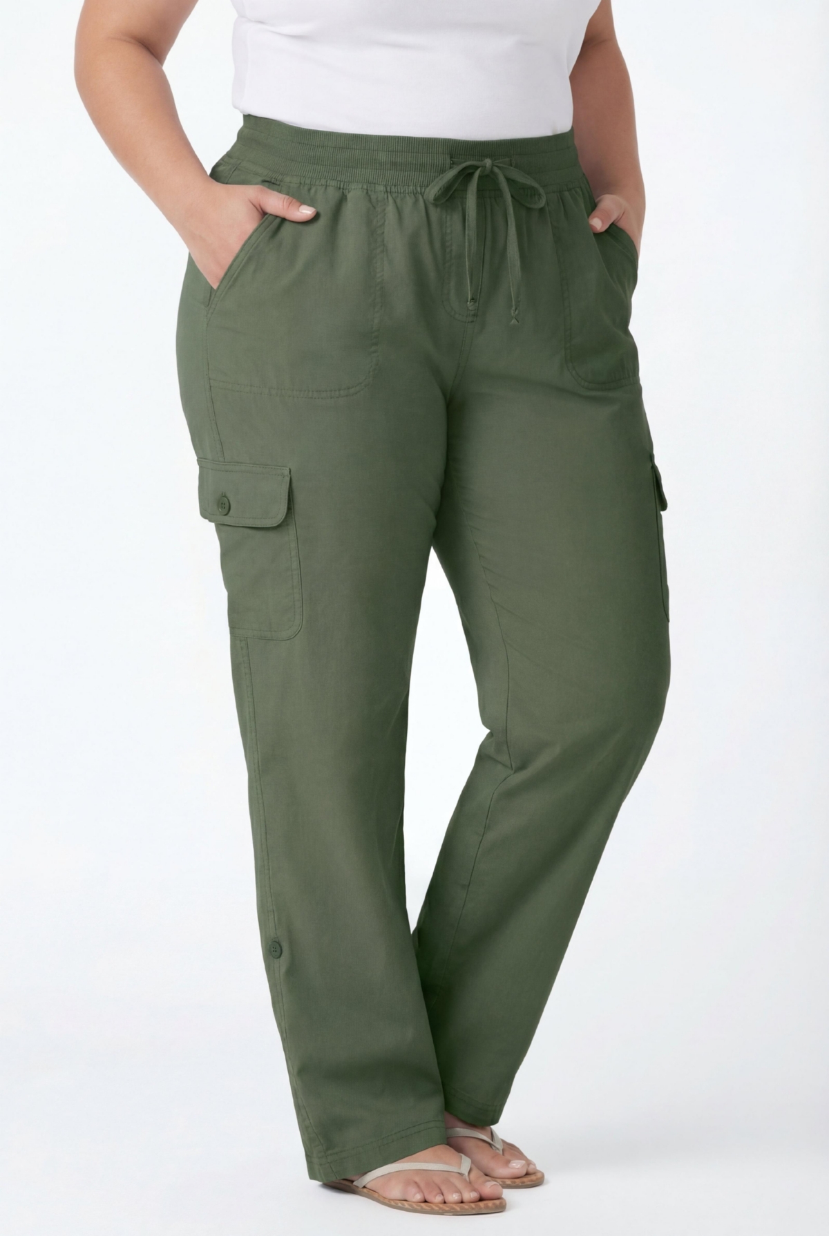 Click here for Woman Within Womens Within Convertible Length Carg... prices