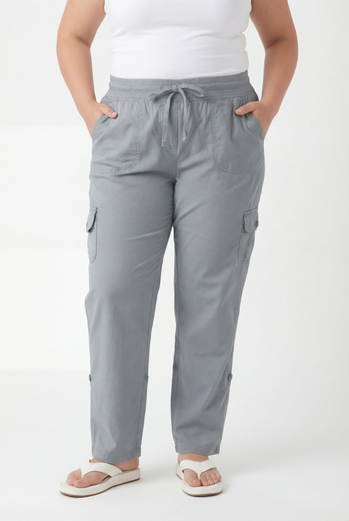 Click here for Woman Within Womens Within Convertible Length Carg... prices