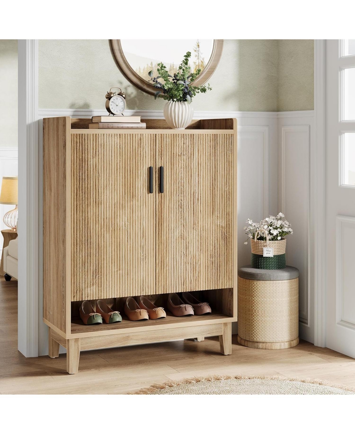 Click here for Tribesigns Shoe Cabinet with Doors  20-Pair Entryw... prices