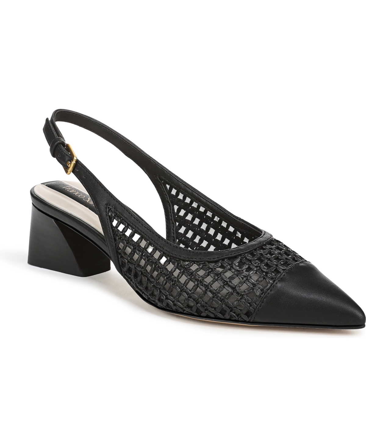 Click here for Franco Sarto Womens Racer Pointed Toe Slingback Sh... prices