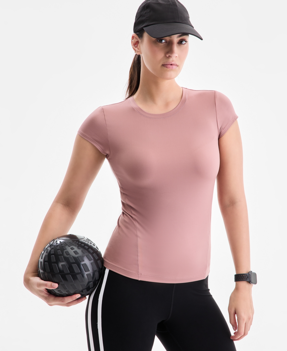 Click here for Id Ideology Womens Studio Short-Sleeve Top  Exclus... prices
