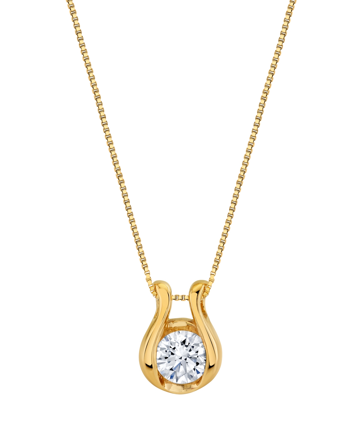 Click here for Sirena Lab Grown Diamond Horseshoe Pendant Necklac... prices