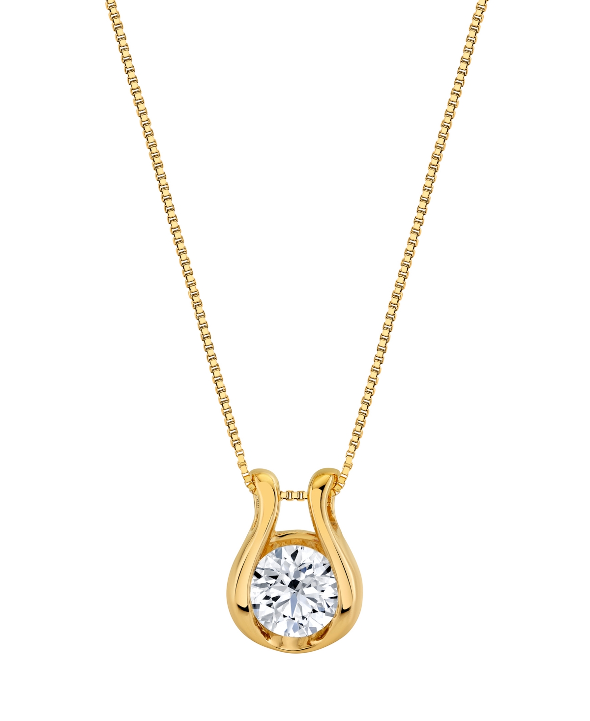 Click here for Sirena Lab Grown Diamond Horseshoe Pendant Necklac... prices