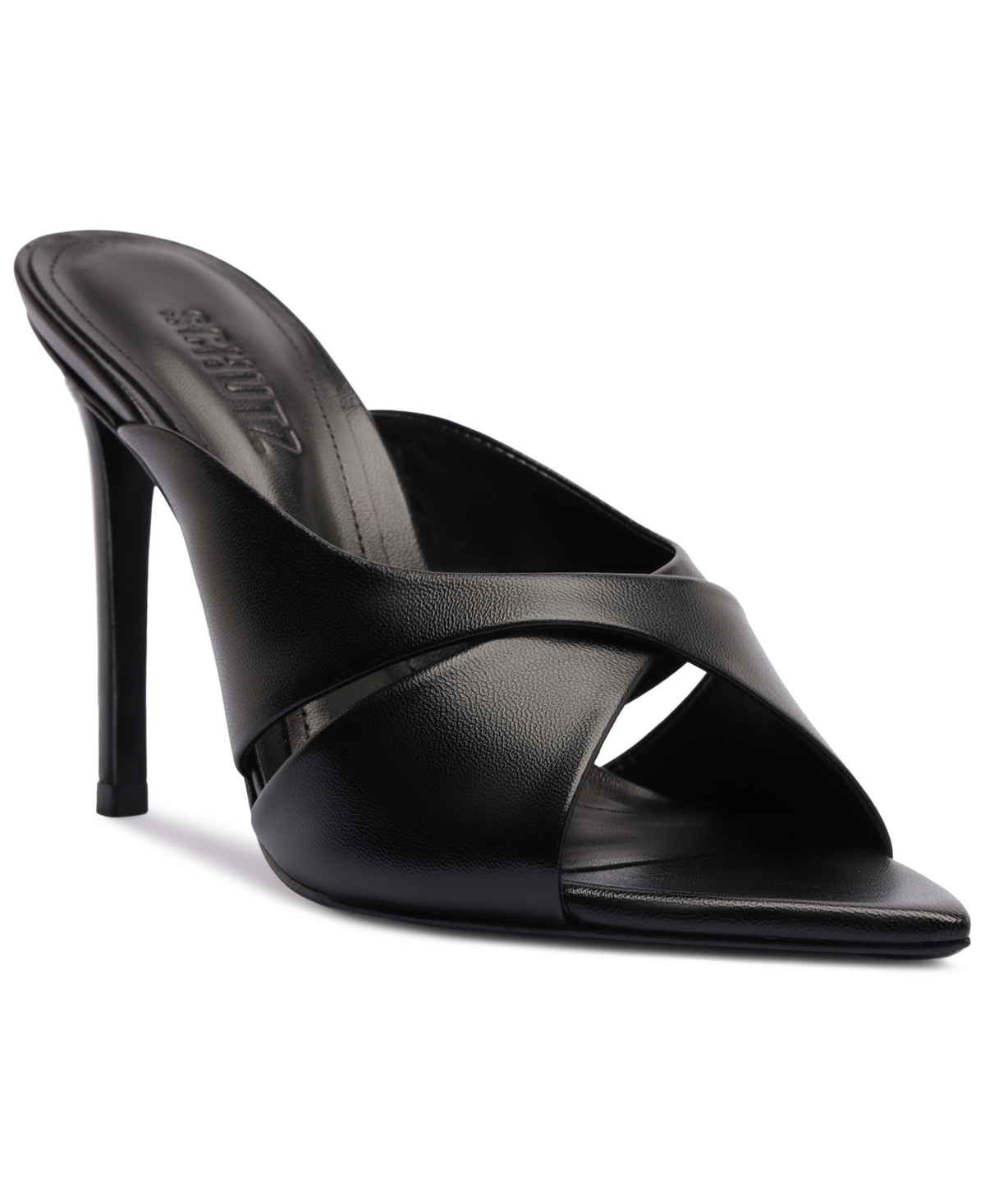 Click here for Schutz Womens Maxine Stiletto Mule Sandals - Black prices