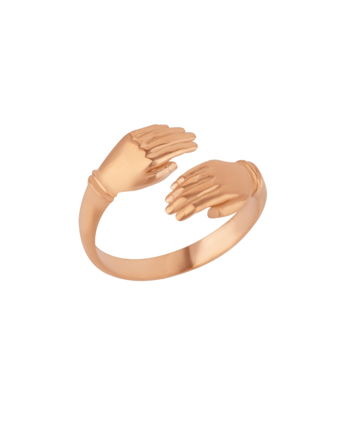 Click here for Spero London New Hug Ring With Hands Sterling Silv... prices