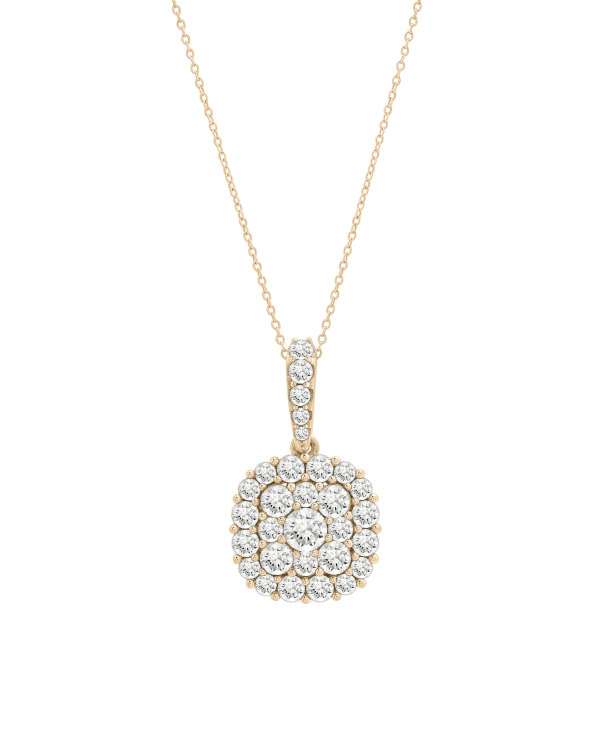 Click here for Wrapped in Love Diamond Cluster Pendant Necklace (... prices