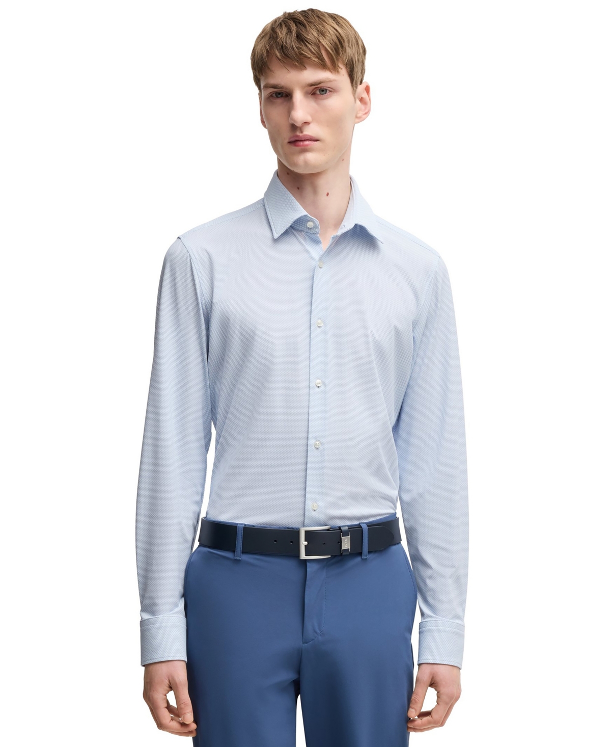 Click here for Boss by Hugo Boss Mens Structured Performance Slim... prices