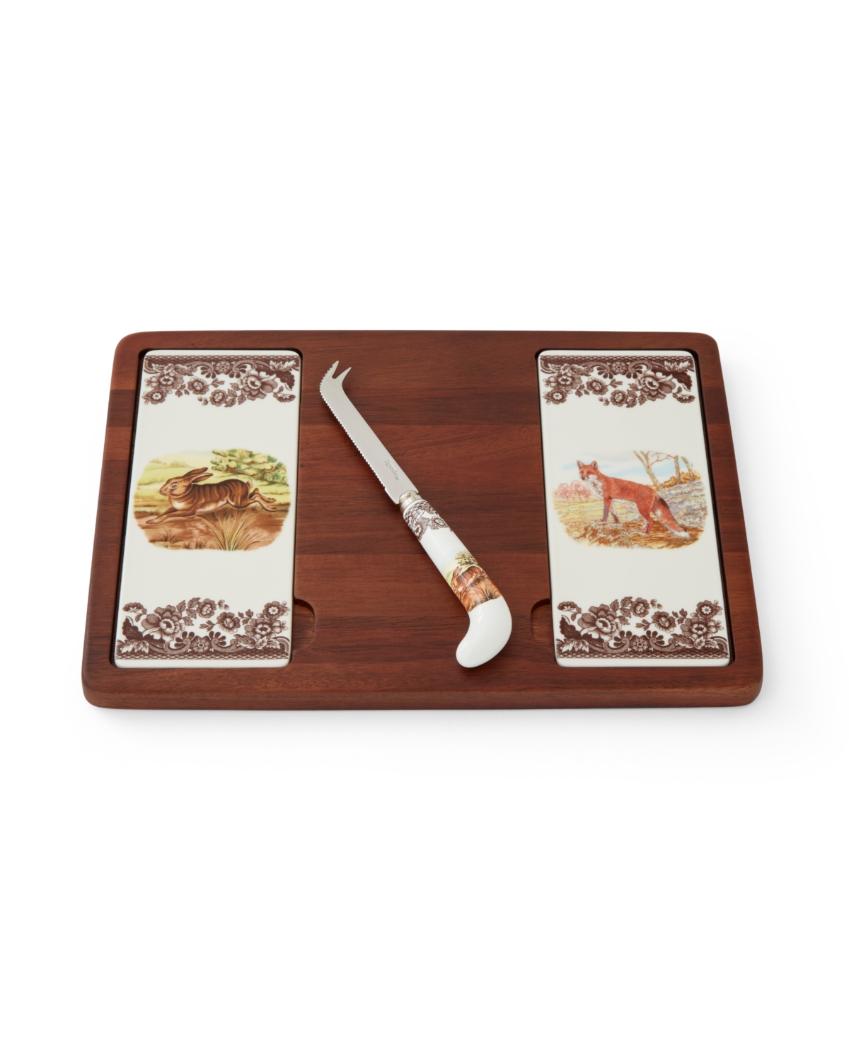 Click here for Spode Woodland 2-Pc. Cheese Board and Knife Set -... prices