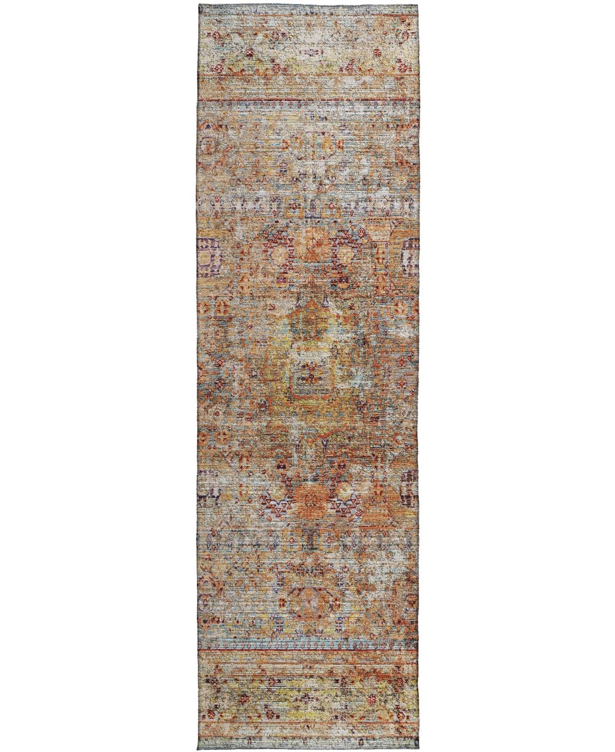 Click here for Dalyn Karaj KJ1 23x76 Runner Area Rug - Orange prices