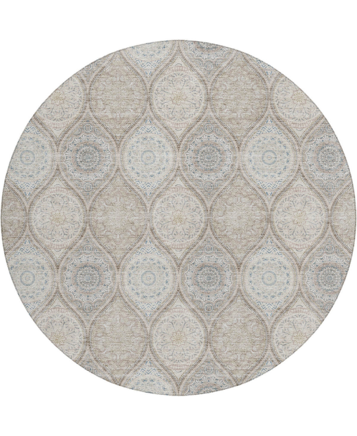 Click here for Dalyn Solace SL1 8x8 Round Area Rug - Taupe prices