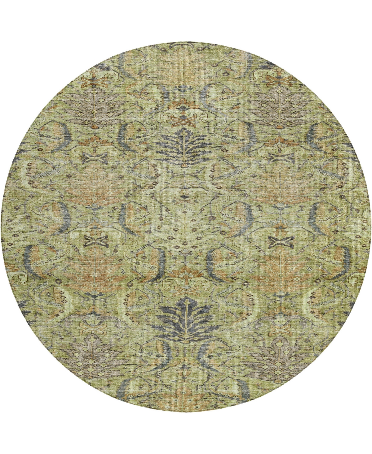 Click here for Dalyn Solace SL7 8x8 Round Area Rug - Moss prices