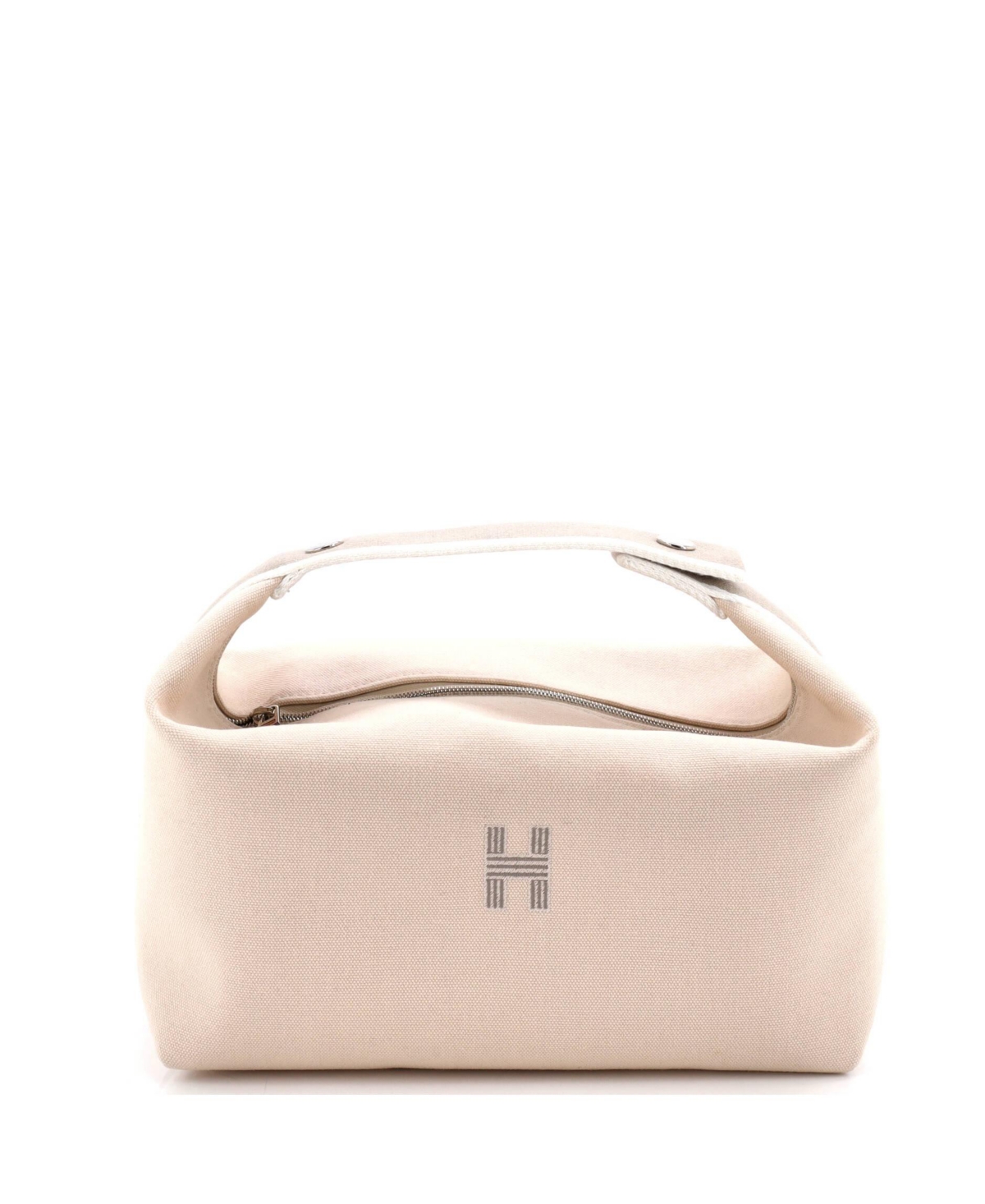 Click here for Pre-Owned HERMES Gm Bride-a-Brac Travel Case Toile... prices